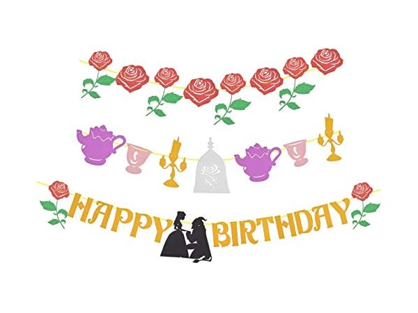 The 9 Best Beauty and the Beast Banners for Kids' Party of 2024 ...