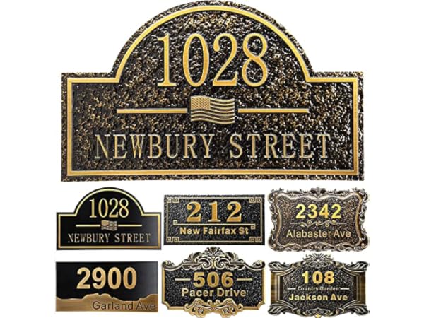 The 4 Best Brass Address Plaques of 2024 (Reviews) - FindThisBest