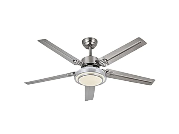 The 5 Best Brushed Stainless Steel Ceiling Fans of 2024 (Reviews ...
