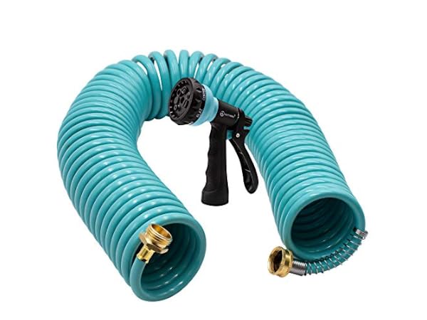 The 10 Best Coiled Garden Hoses of 2024 (Reviews) - FindThisBest