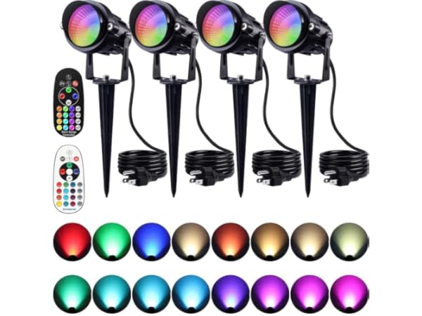 The 10 Best Color Changing Landscape Spotlights of 2026 (Reviews ...
