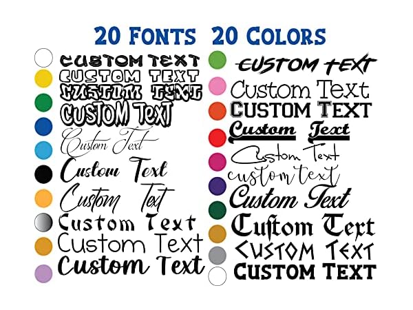 The 10 Best Custom Text Car Decals of 2024 (Reviews) - FindThisBest