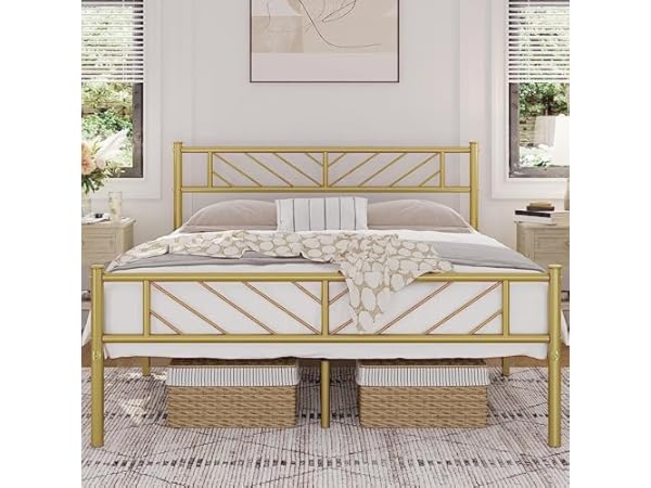 The 10 Best Gold Bed Frames of 2024 (Reviews) - FindThisBest