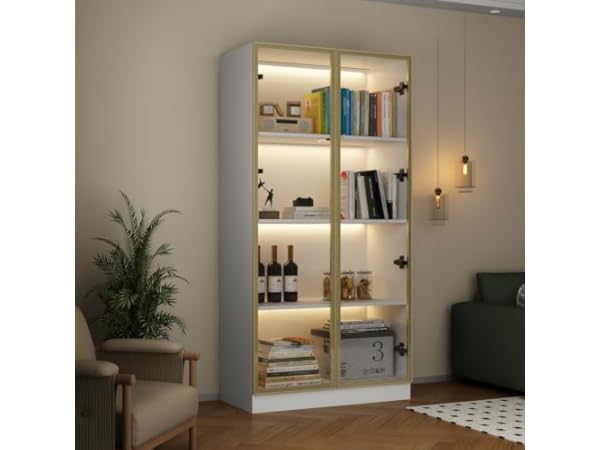 The 5 Best Gold Curio Cabinets of 2025 (Reviews) - FindThisBest