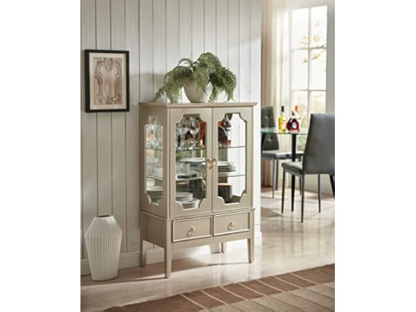 The 6 Best Gold Curio Cabinets of 2024 (Reviews) - FindThisBest