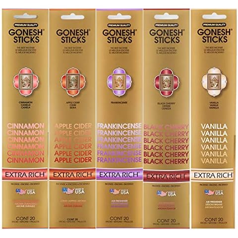 Gonesh Extra Rich Collection Incense Top 5 Products from Incense Brand ...