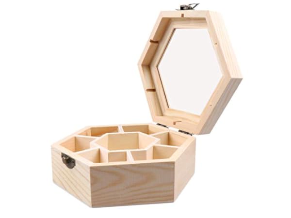 The 10 Best Hexagon Jewelry Boxes of 2024 (Reviews) - FindThisBest