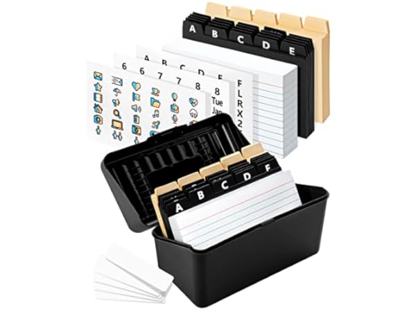 The 10 Best Index Card Files & Business Card Files of 2025 (Reviews ...