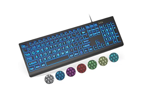 The 10 Best Large Print Keyboards of 2024 (Reviews) - FindThisBest