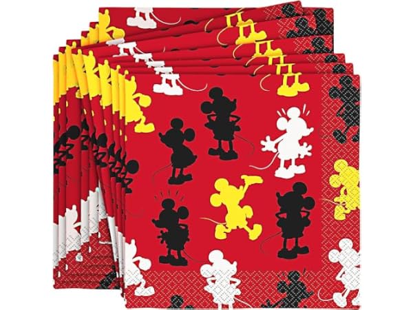 The 4 Best Mickey Mouse Napkins for Kids' Party of 2026 (Reviews ...