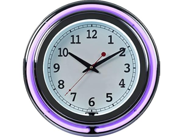 The 10 Best Neon Light Wall Clocks of 2025 (Reviews) - FindThisBest