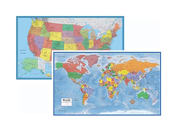 The 10 Best Paper Wall Maps of 2025 (Reviews) - FindThisBest