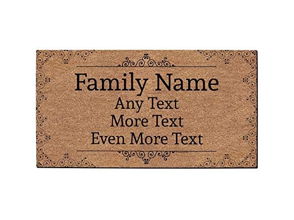 The 10 Best Personalized Outdoor Doormats of 2024 (Reviews) - FindThisBest
