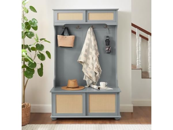 The 10 Best Rattan Hall Trees of 2025 (Reviews) - FindThisBest