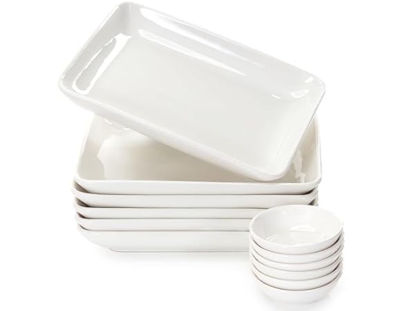 The 8 Best Rectangular Appetizer Plates of 2024 (Reviews) - FindThisBest