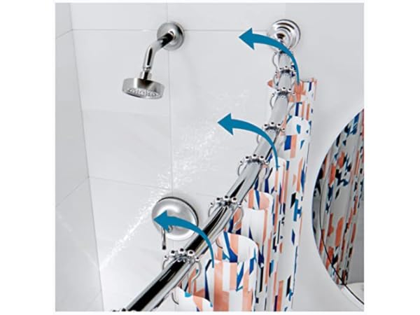 The 7 Best Rotating Shower Curtain Rods of 2024 (Reviews) - FindThisBest