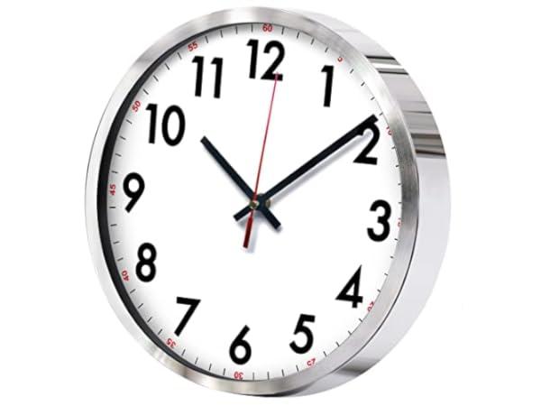 The 9 Best Stainless Steel Wall Clocks of 2024 (Reviews) - FindThisBest