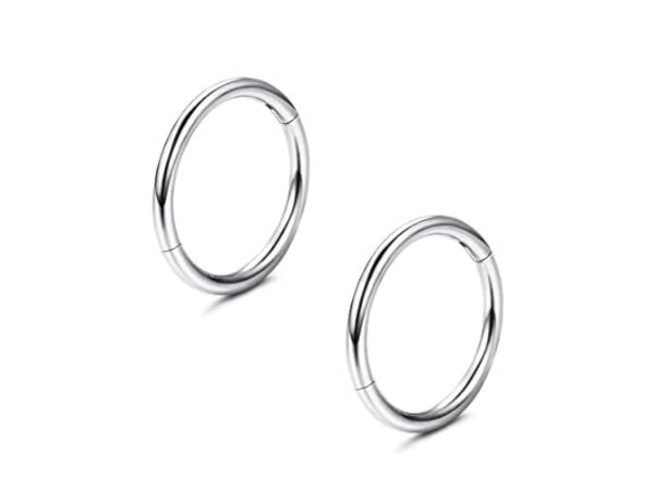 The 5 Best Sterling Silver Body Piercing Rings for Men of 2024 (Reviews ...