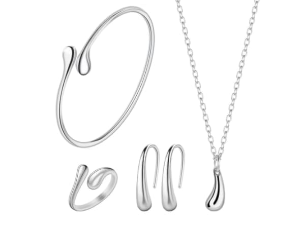 The 10 Best Sterling Silver Jewelry Sets for Women of 2026 (Reviews ...