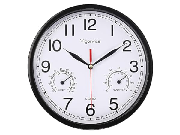 The 10 Best Temperature Wall Clocks of 2024 (Reviews) - FindThisBest