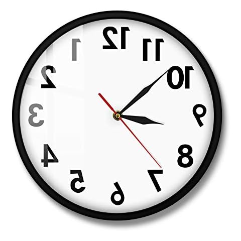 The 10 Best Backwards Wall Clocks of 2023 (Reviews) - FindThisBest