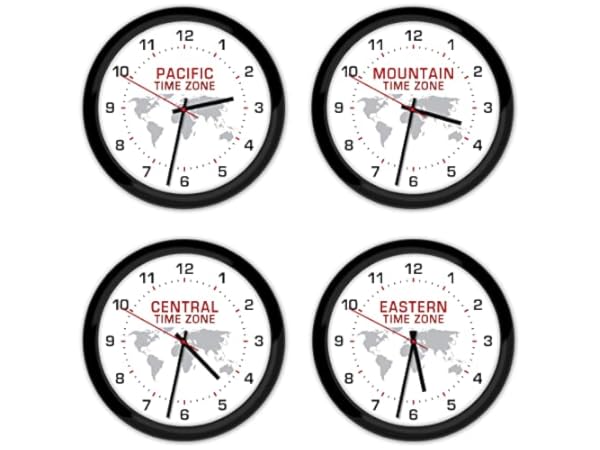 The 10 Best Time Zones Wall Clocks of 2025 (Reviews) - FindThisBest