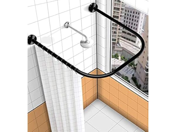 The 10 Best U-Shaped Shower Curtain Rods of 2024 (Reviews) - FindThisBest