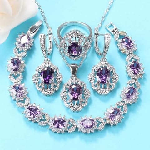 The 10 Best Sterling Silver Jewelry Sets for Women of 2023 (Reviews ...