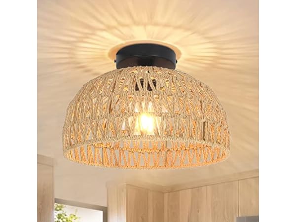 The 10 Best Wicker Ceiling Light Fixtures of 2024 (Reviews) - FindThisBest