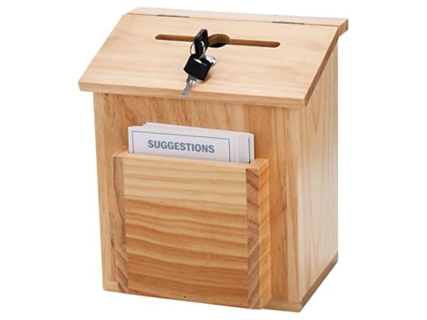 The 10 Best Wood Suggestion Boxes of 2026 (Reviews) - FindThisBest